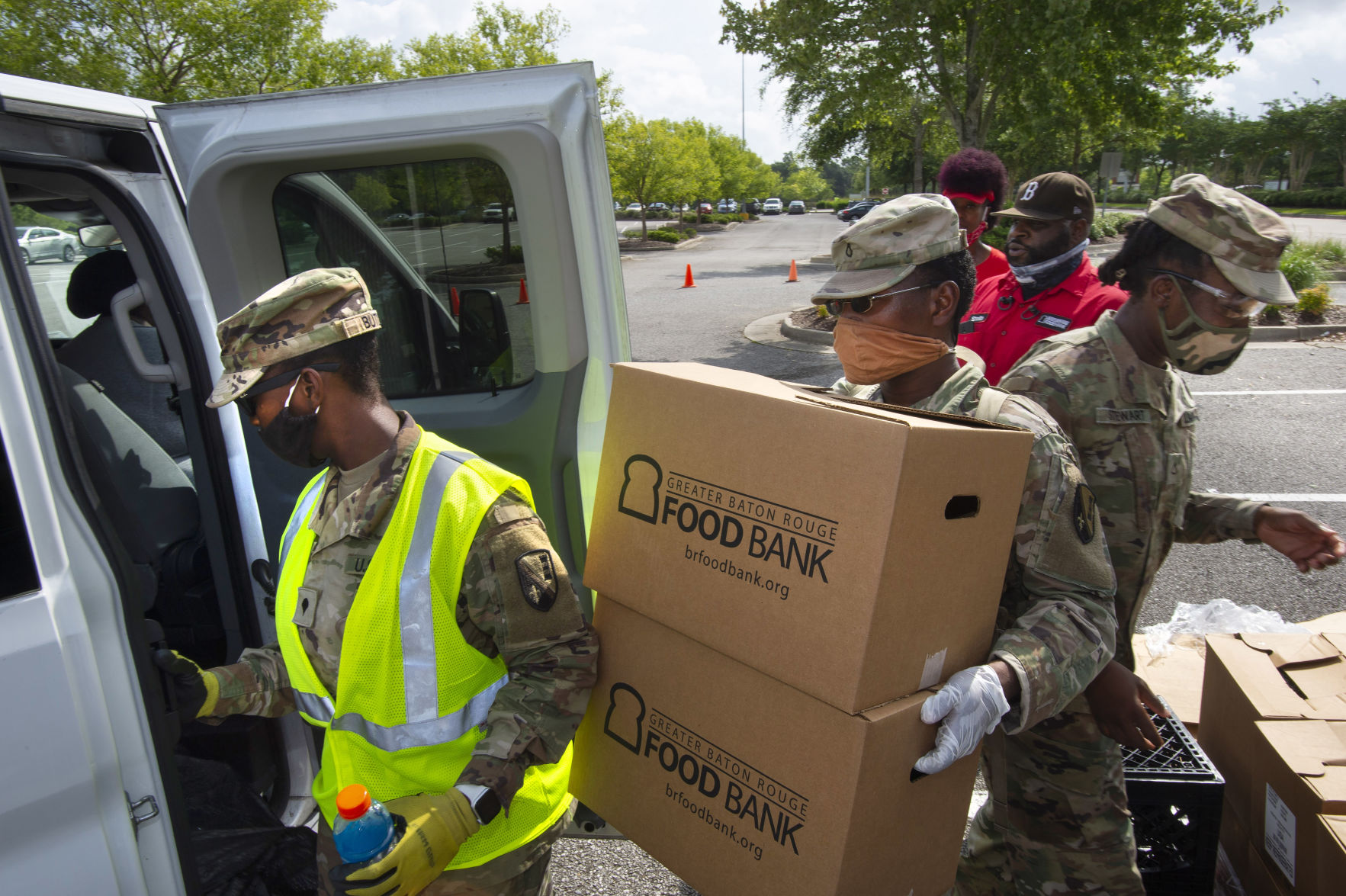 Photos: 225th Engineer Brigade of La. Army National Guard assists ...