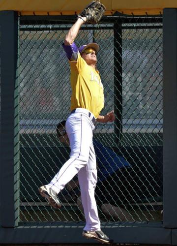 LSU OF Mark Laird makes leaping catch, knocks in three hits in Tigers ...