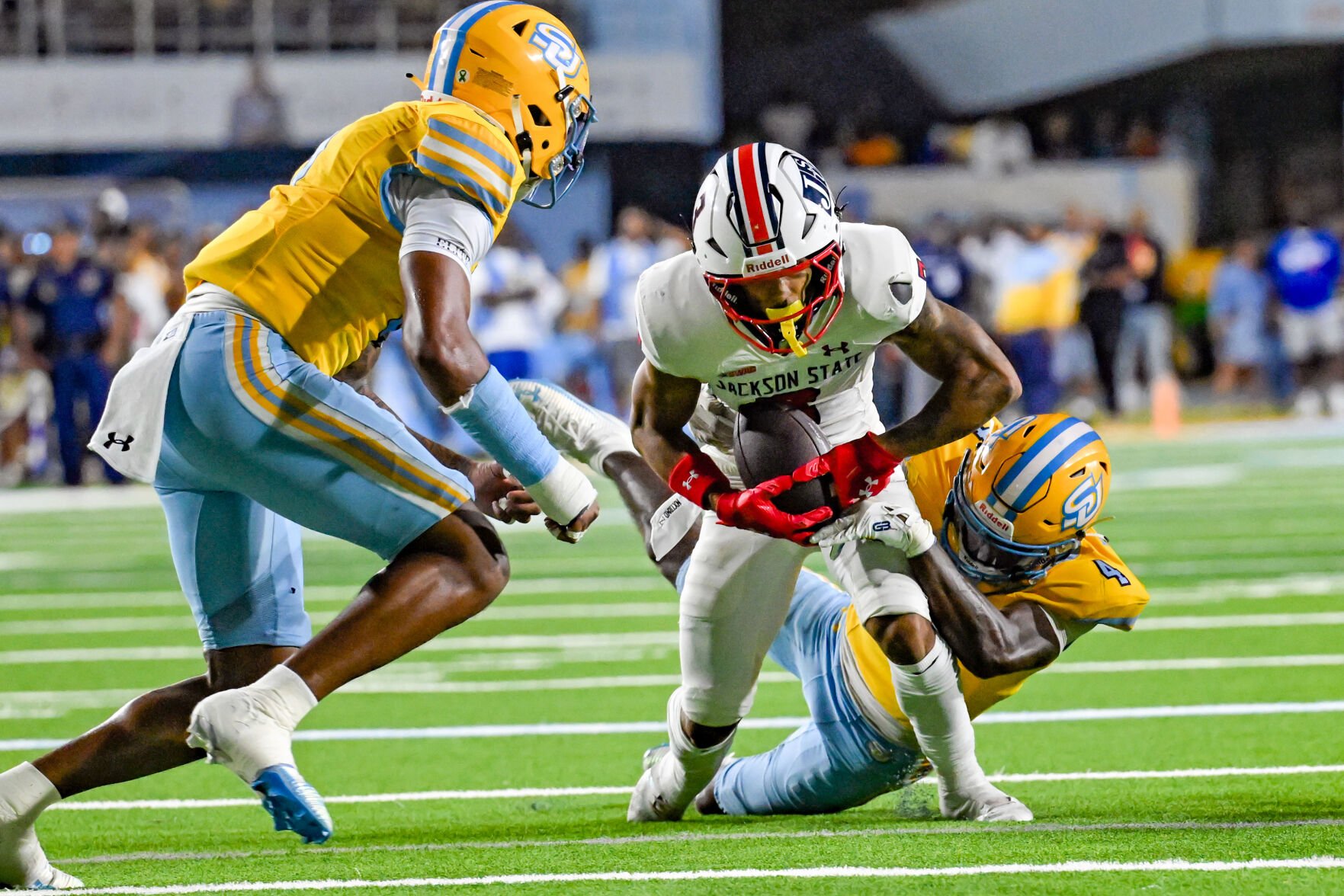 Southern football players react to loss at Jackson State | Southern ...