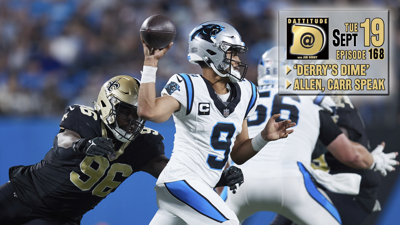 Saints roll Panthers; hear Allen, Carr: Dattitude Podcast | Betting ...