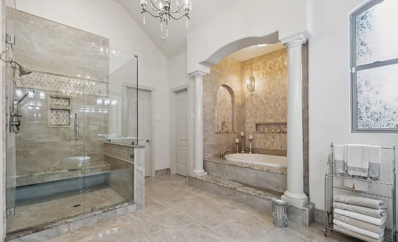 Be inspired by dreamy bathrooms in four homes on the market ...