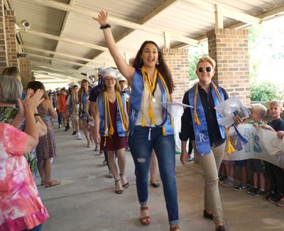 Runnels School seniors walk hallways one more time | Mid City ...