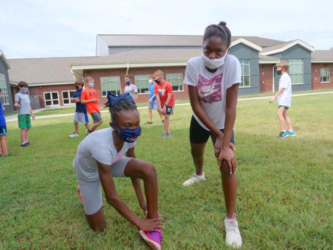 Copper Mill Elementary students try out for school's cross country team ...