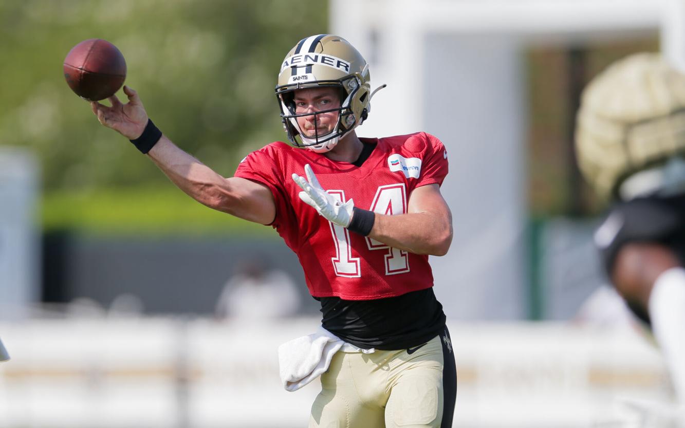 Saints rookie Jake Haener has made a strong early impression | Saints ...