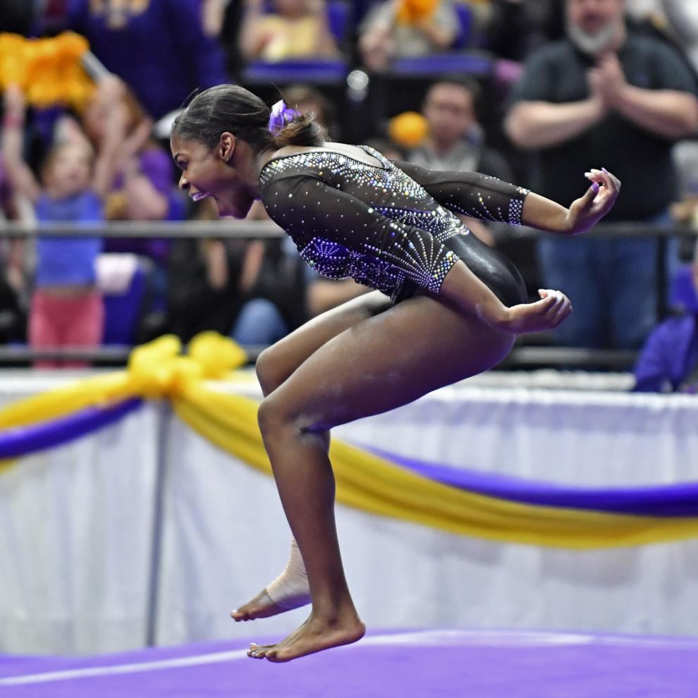 Gymnastics notebook: LSU's Kiya Johnson again named SEC Freshman of the ...