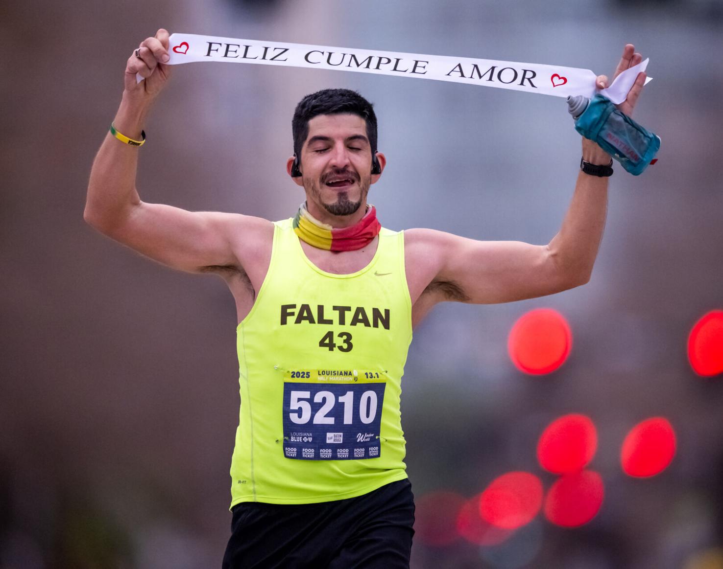 Photos: Thousands of runners brave the cold to compete in Louisiana ...