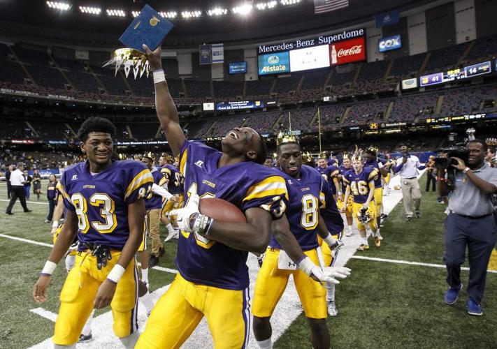 Lutcher quarterback Jontre Kirklin celebrates state title, while St ...