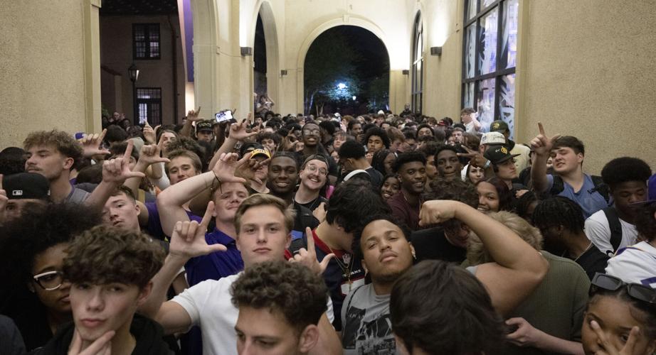 Travis Scott visits LSU for college merchandise collection ...