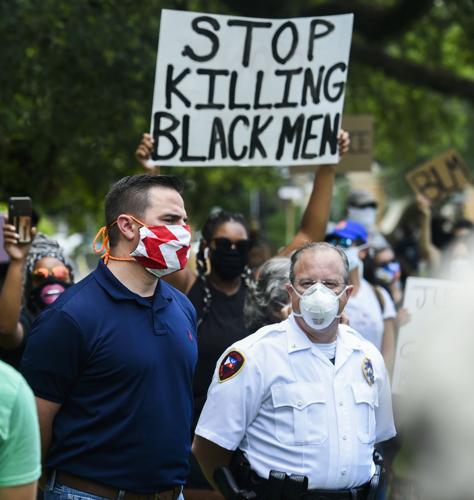 George Floyd rally in Lafayette: Thousands peacefully march down ...
