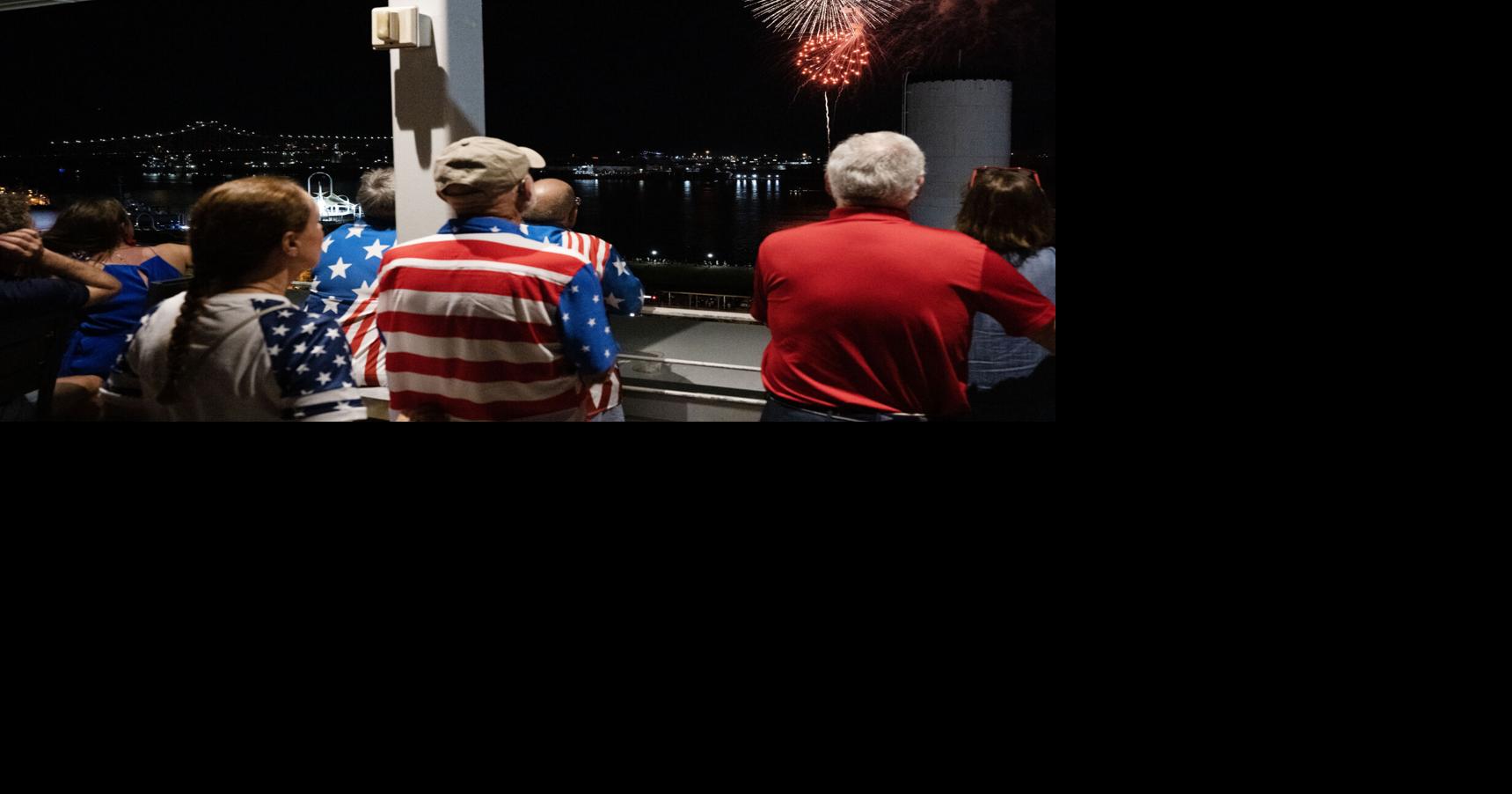 Photos: Fireworks light up the skyline over Baton Rouge Tuesday ...