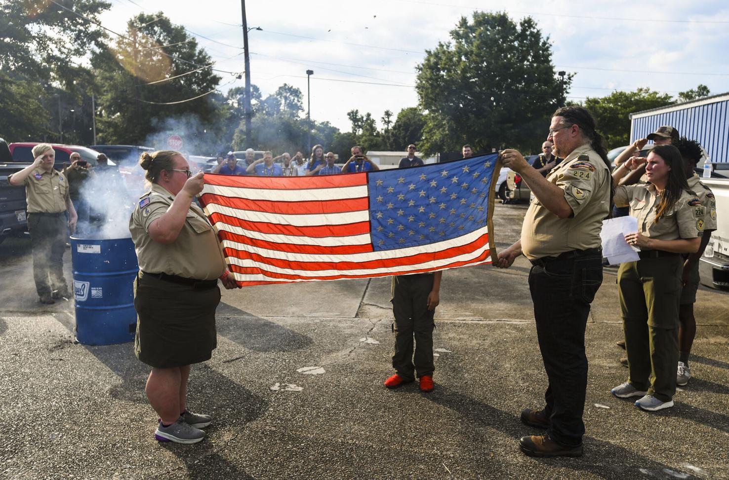 Photos: American Flag Retirement Ceremony | Photos | theadvocate.com