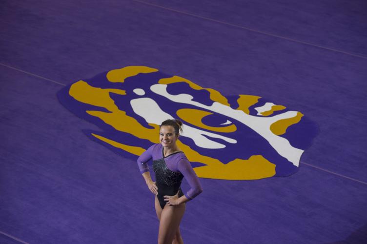 Heading To The Sec Championship Meet Gymnast Ashleigh Gnat Is Lsus Tiger Personified Lsu