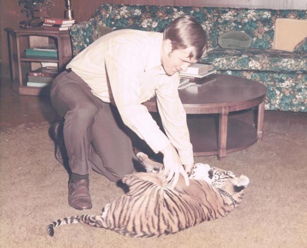 Former LSU football player recalls when he literally had a tiger by the ...