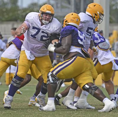 Here's the plan for LSU left guard Garrett Dellinger if he can play ...