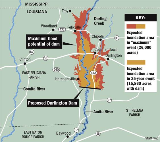 Corps of Engineers dumps Darlington dam for Amite basin | Environment ...