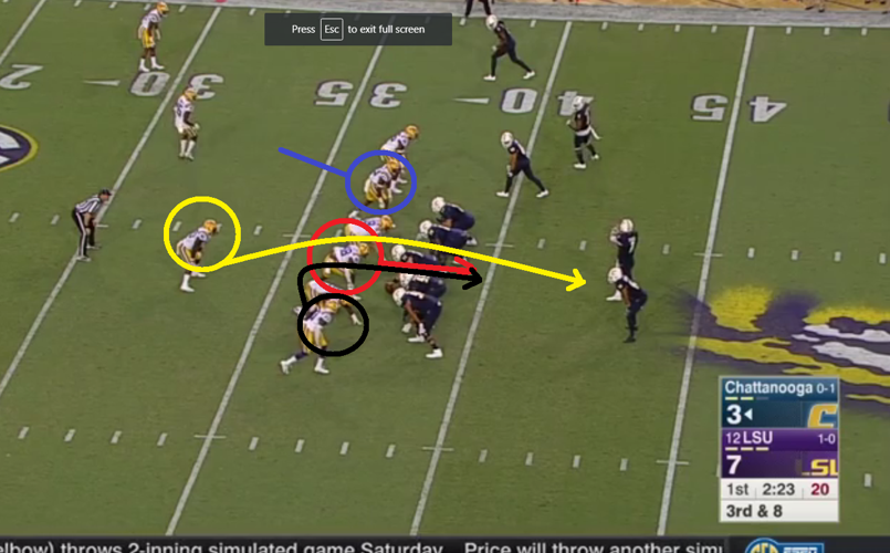 LSU Film Room: How Drake Davis got so open, another Aranda scheme tweak ...