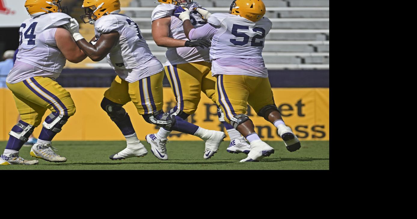 LSU practice observations: Shuffling takes place on the offensive line ...