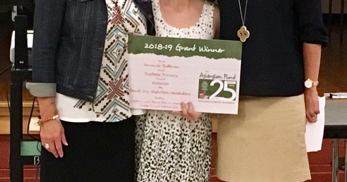 Duplessis Primary School speech pathologist wins Ascension Fund grant ...