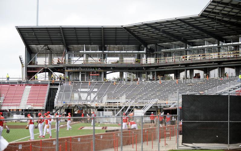 Photos: New UL-Lafayette baseball grandstand construction continues as ...