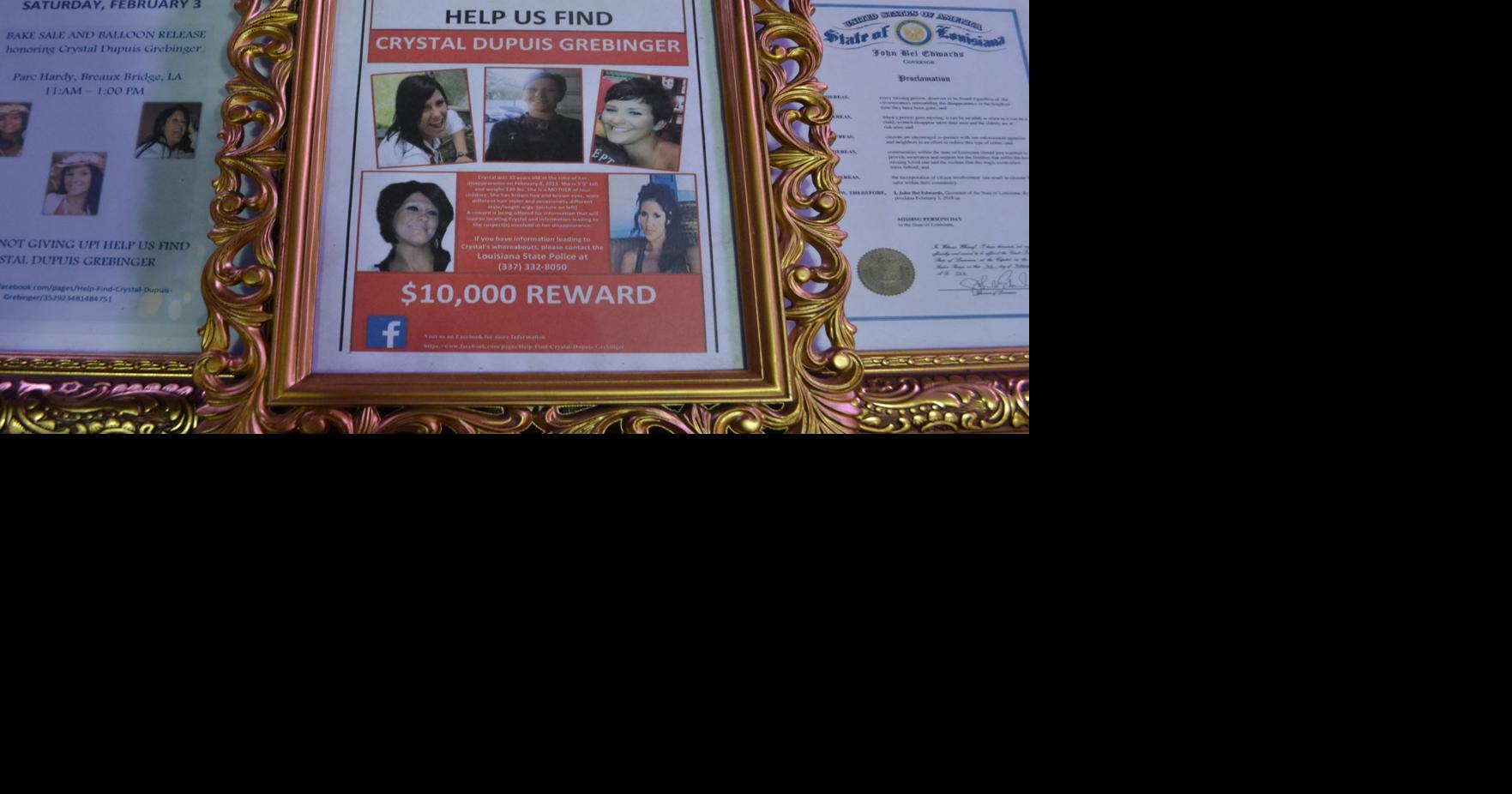 Estranged husband of missing Lafayette woman Crystal Dupuis Grebinger ...