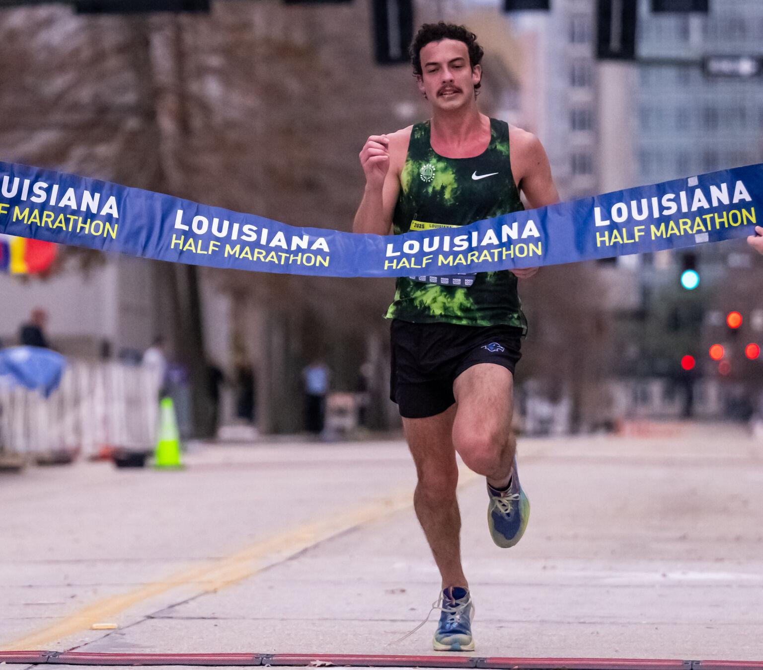 Photos: Thousands of runners brave the cold to compete in Louisiana ...