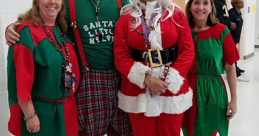 Dutchtown Middle School faculty dress up before Christmas break ...