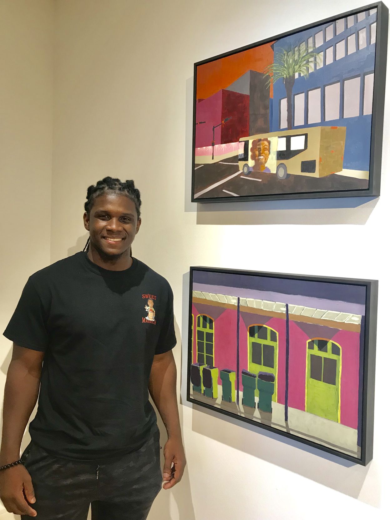 This former LSU football player is a talented artist too; check out his ...