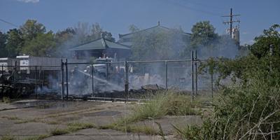 Firefighters respond to a trailer fire at BCG Logistics in Baton Rouge ...