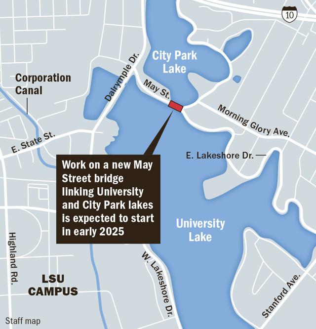 LSU Lakes to see big steps in 2025, closure of May Street | News ...