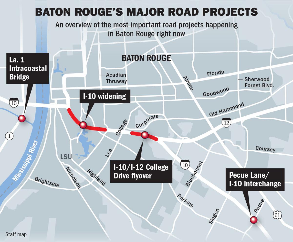 Baton Rouge's biggest road projects, their cost and timeline | Weather/Traffic | theadvocate.com