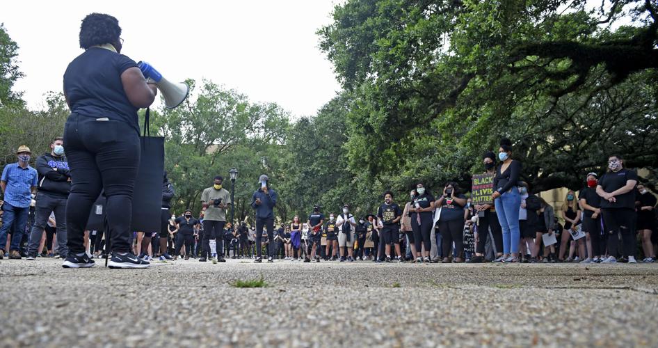 'You matter': Protesters flood LSU quad in demonstration against police ...