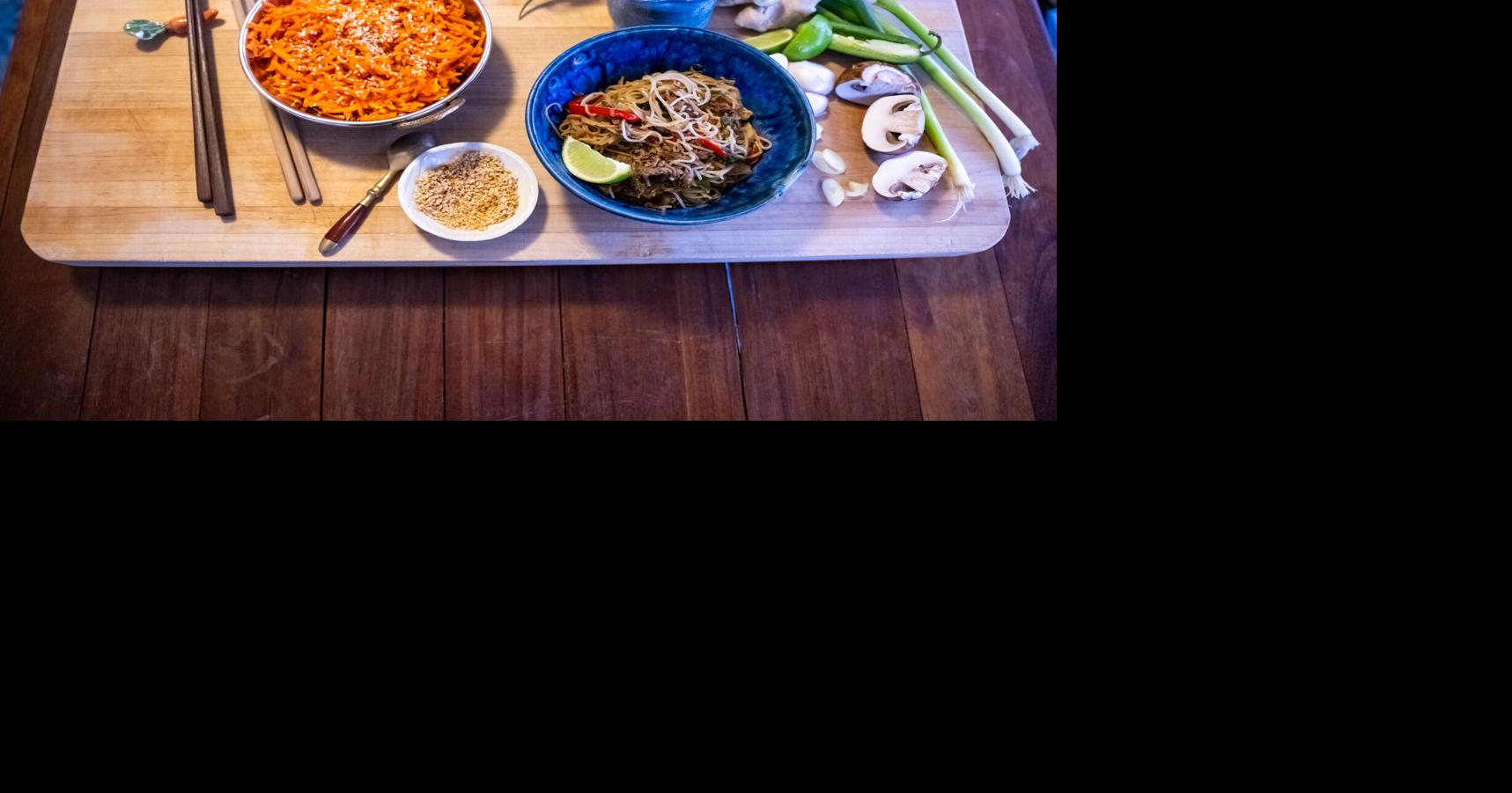 Jamie Oliver's stir fry recipe with a carrot salad side | Food ...