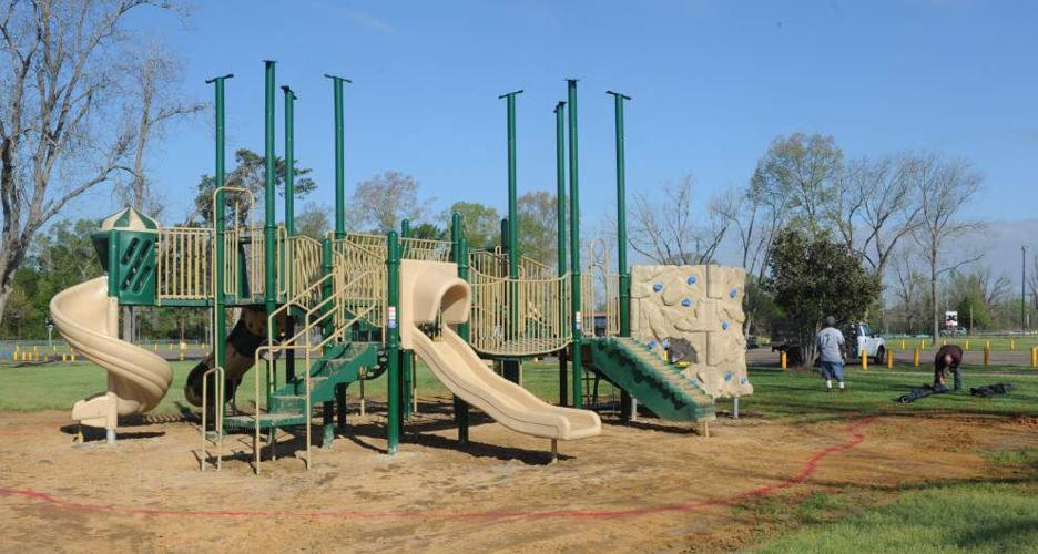Run, jump, play: Structure at Zachary park almost finished | Zachary ...