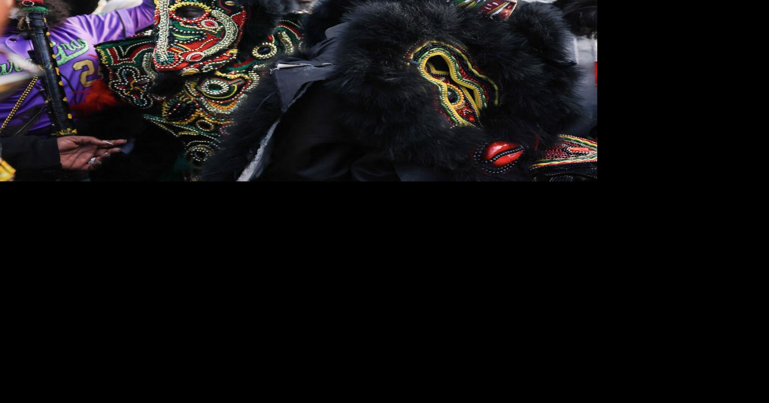 Photos: Baby Dolls and Black Masking Indian tribes take to the streets ...
