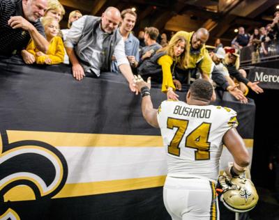 Saints' Jermon Bushrod wins Ed Block Courage Award, says late daughter ...