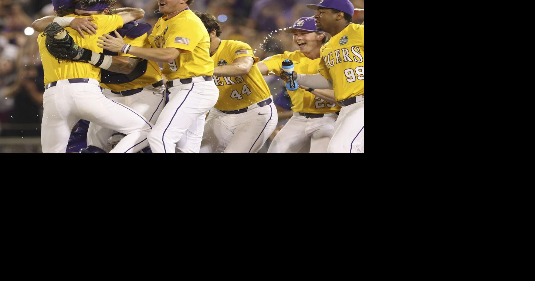 Watch LSU celebrate national title win over Florida in CWS | LSU ...
