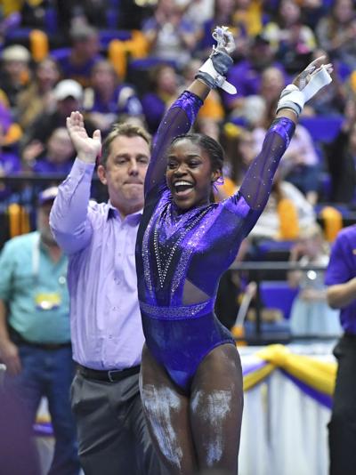 Freshman Kiya Johnson stars as LSU gymnastics opens with an uneven ...