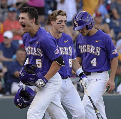 Jake Slaughter, with a three-run homer vs. Florida State, makes the ...