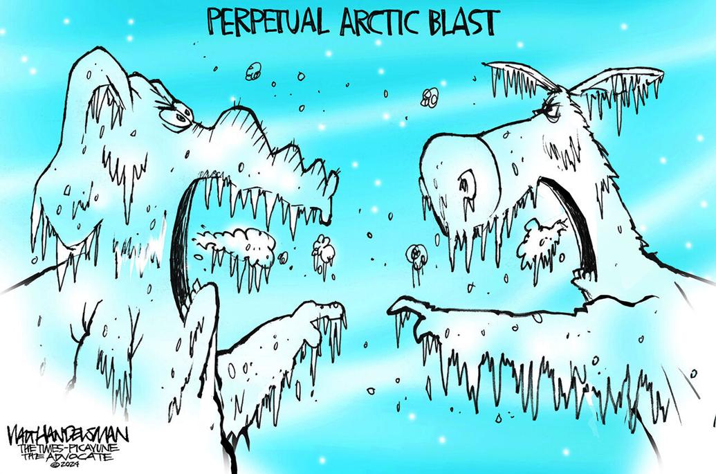 Political deep freeze cartoon | Walt Handelsman | theadvocate.com