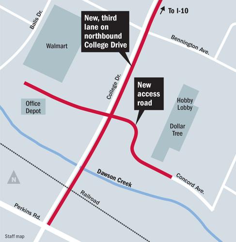 What's going on with Baton Rouge's big College Drive project | Weather ...