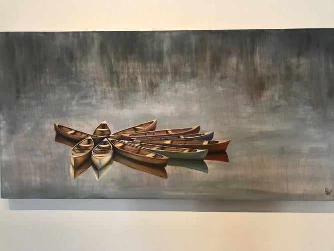 Beth Welch's "Embarking Home" exhibit runs through Aug. 3 at the Arts ...