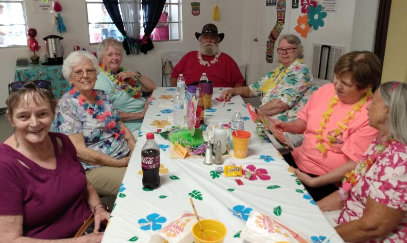 Seniors celebrate end of summer with a Luau Bash at COA center in ...