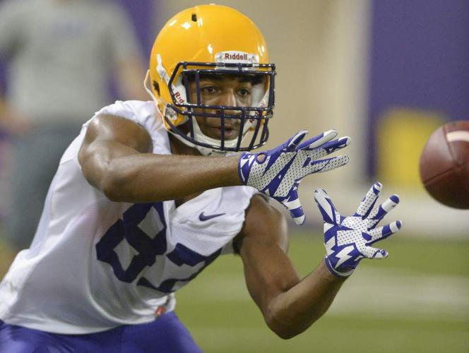 Photos: LSU's afternoon practice shows wide receivers, running backs ...