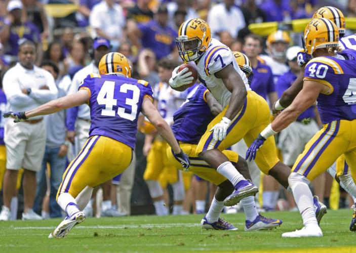 Photos: Game action from LSU spring game, offense, defense, and images ...