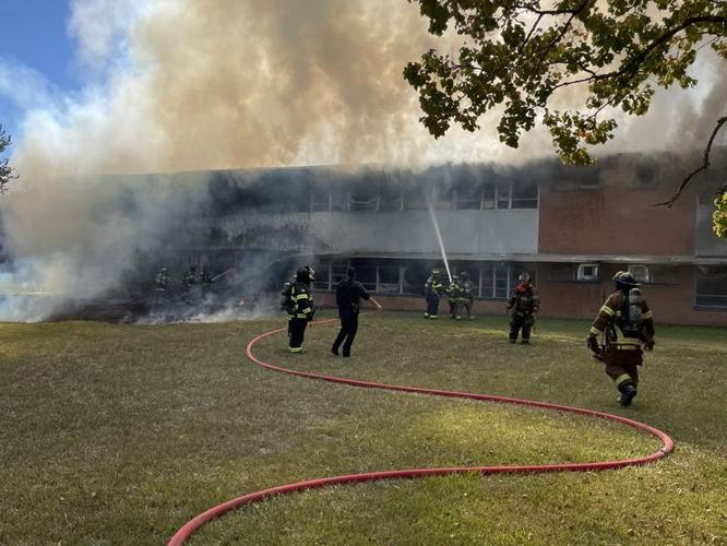 Cause of fire at vacant school building under investigation | Crime ...