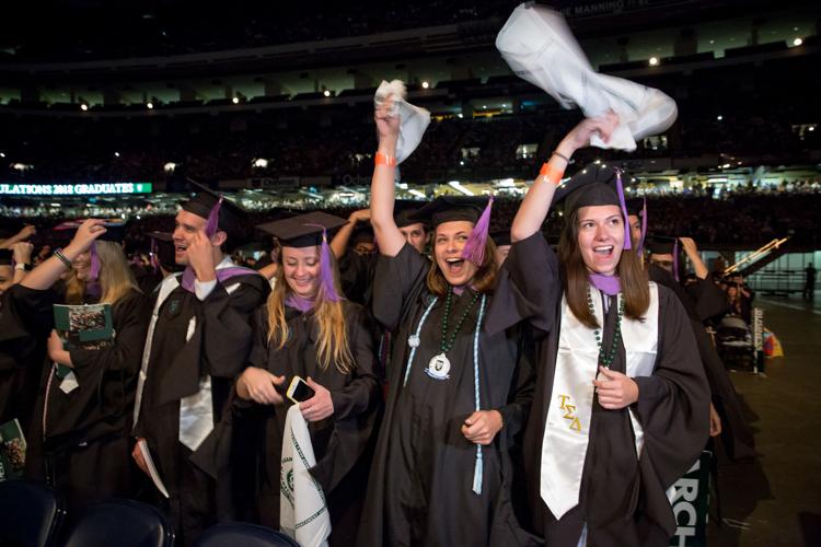 Photos: Tulane grads sent off with second-line at Spring 2018 ...