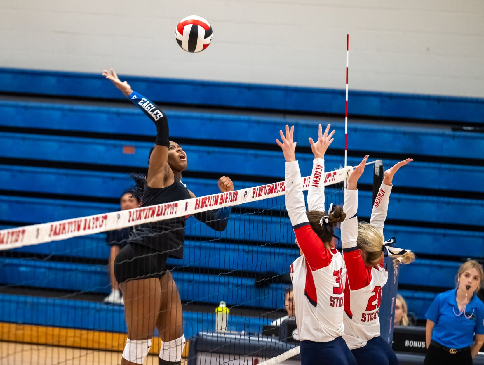 Photos: Parkview Baptist spikes St. Joseph's in volleyball action ...