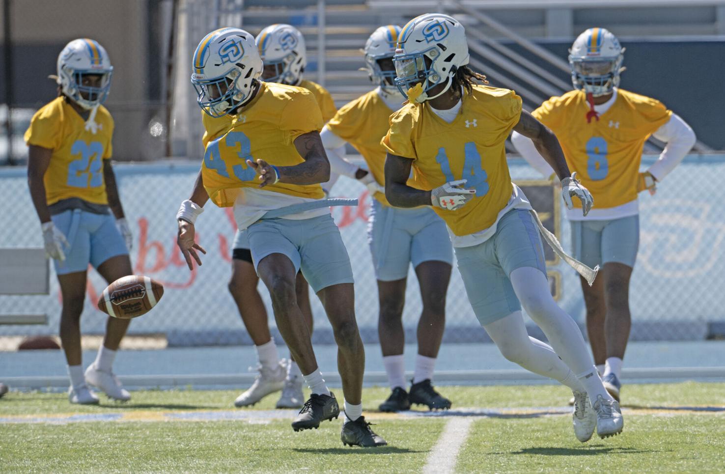 Photos: Southern holds spring practice in A.W. Mumford Thursday ...