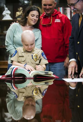 The newest Duson police officer? An 8-year-old determined to 'Kick ...