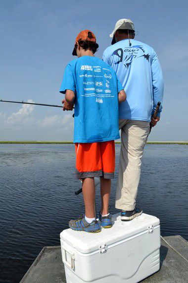 Shallow marshes surrounding Lake Borgne full of redfish right now ...